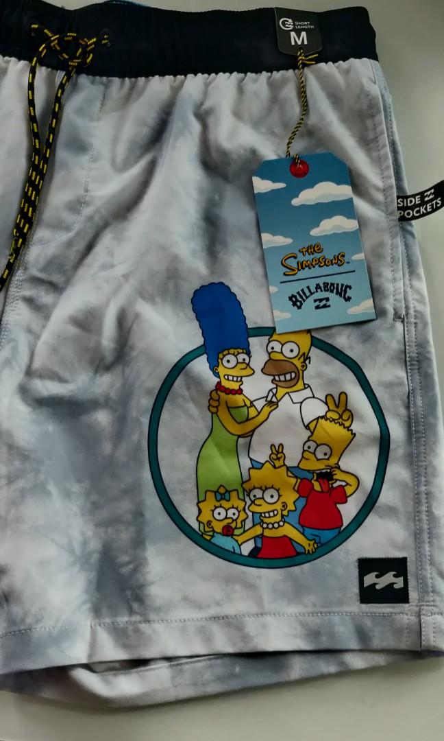 Billabong swim trunks - Simpsons special Edition, Men's Fashion ...