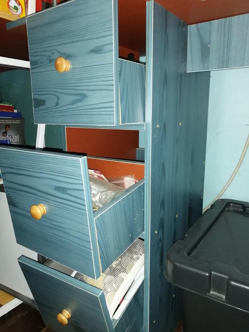 Blue Study Table | Laminated Wood Study Table, Furniture & Home Living ...