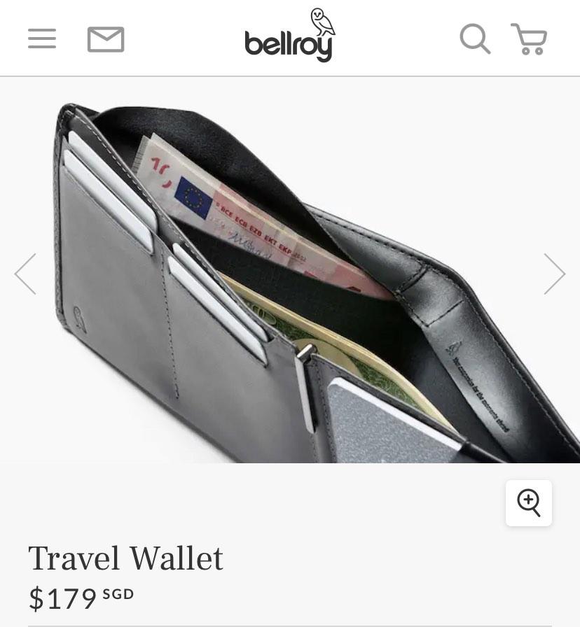 BNIB Original bellroy RFID Travel Wallet, Luxury, Bags & Wallets on ...
