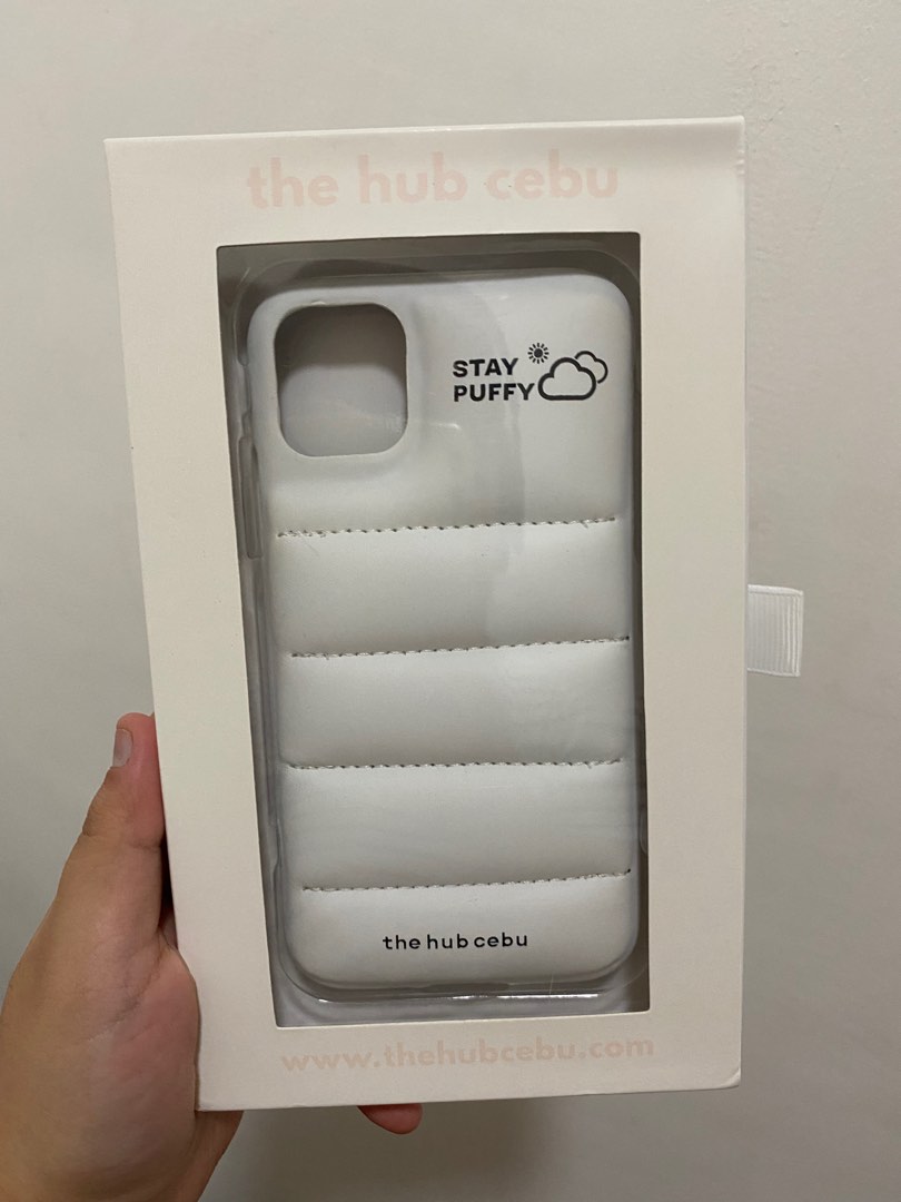 BRAND NEW PUFFER PUFFY PHONE CASE IPHONE 11 THE HUB CEBU THE PUFFER ...