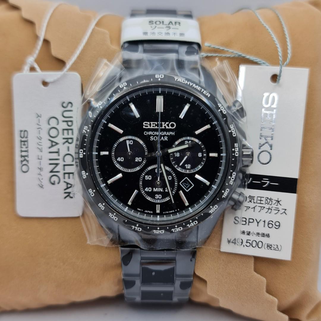 Brand New Seiko Selection Solar Chronograph JDM Exclusive SBPY167 ...