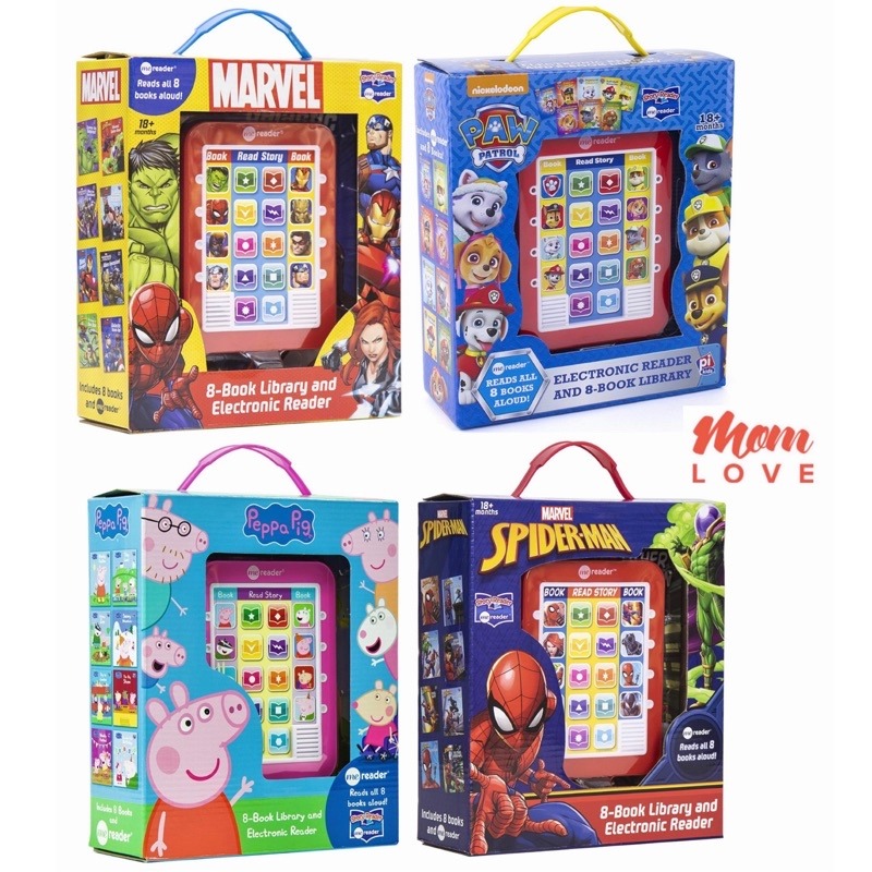 Brand New Spider Man/Peppa Pig/Marvel Electronic Me Reader Jr and 8 ...