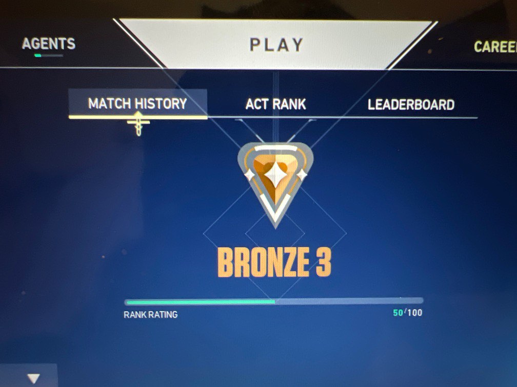 Bronze 3 Ranked 50/100RR! 10 Agents Currently EP5 ACT2 Valorant Smurf ...