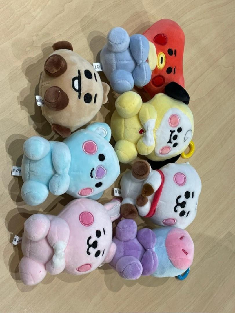 BT21 BTS soft toy keychain merch, Hobbies & Toys, Toys & Games on Carousell