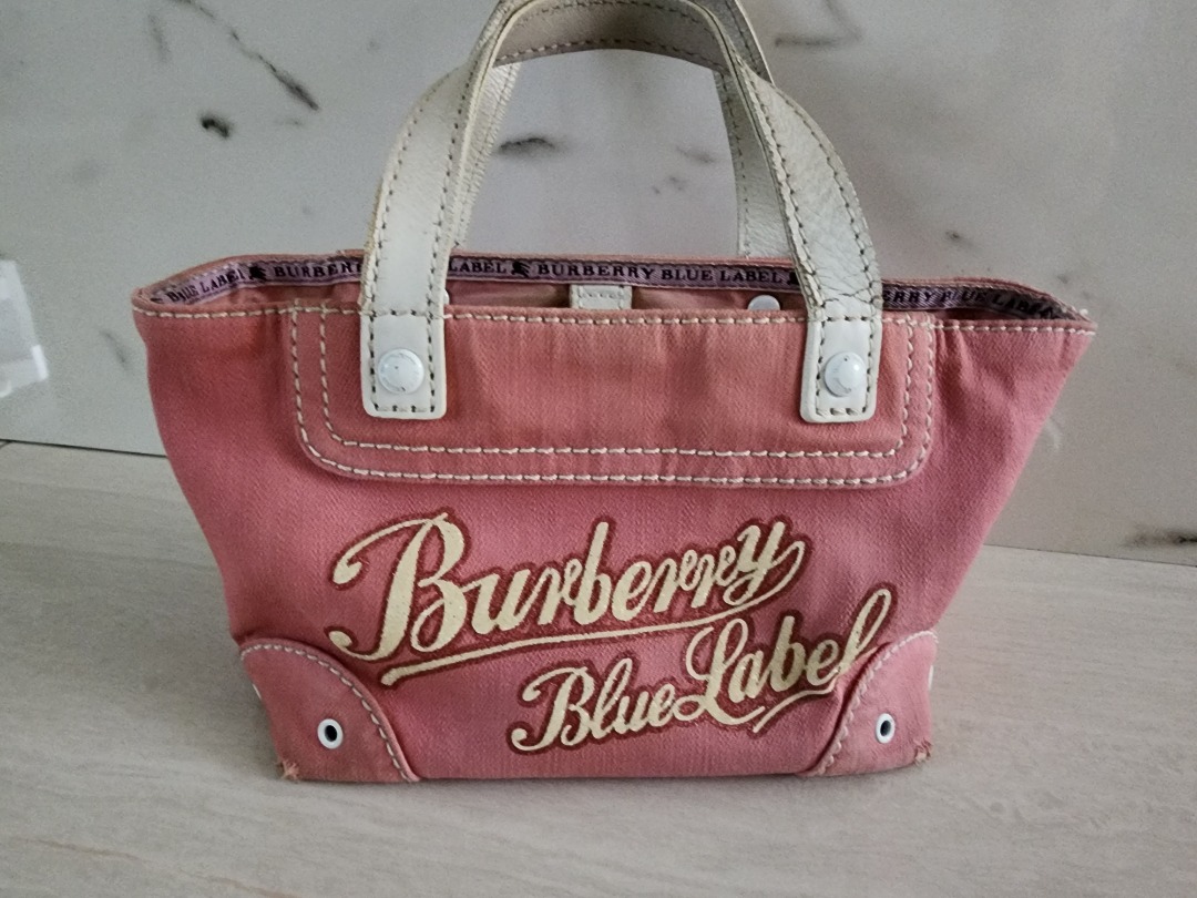 Burberry Blue Label Hand Bag, Luxury, Bags & Wallets on Carousell