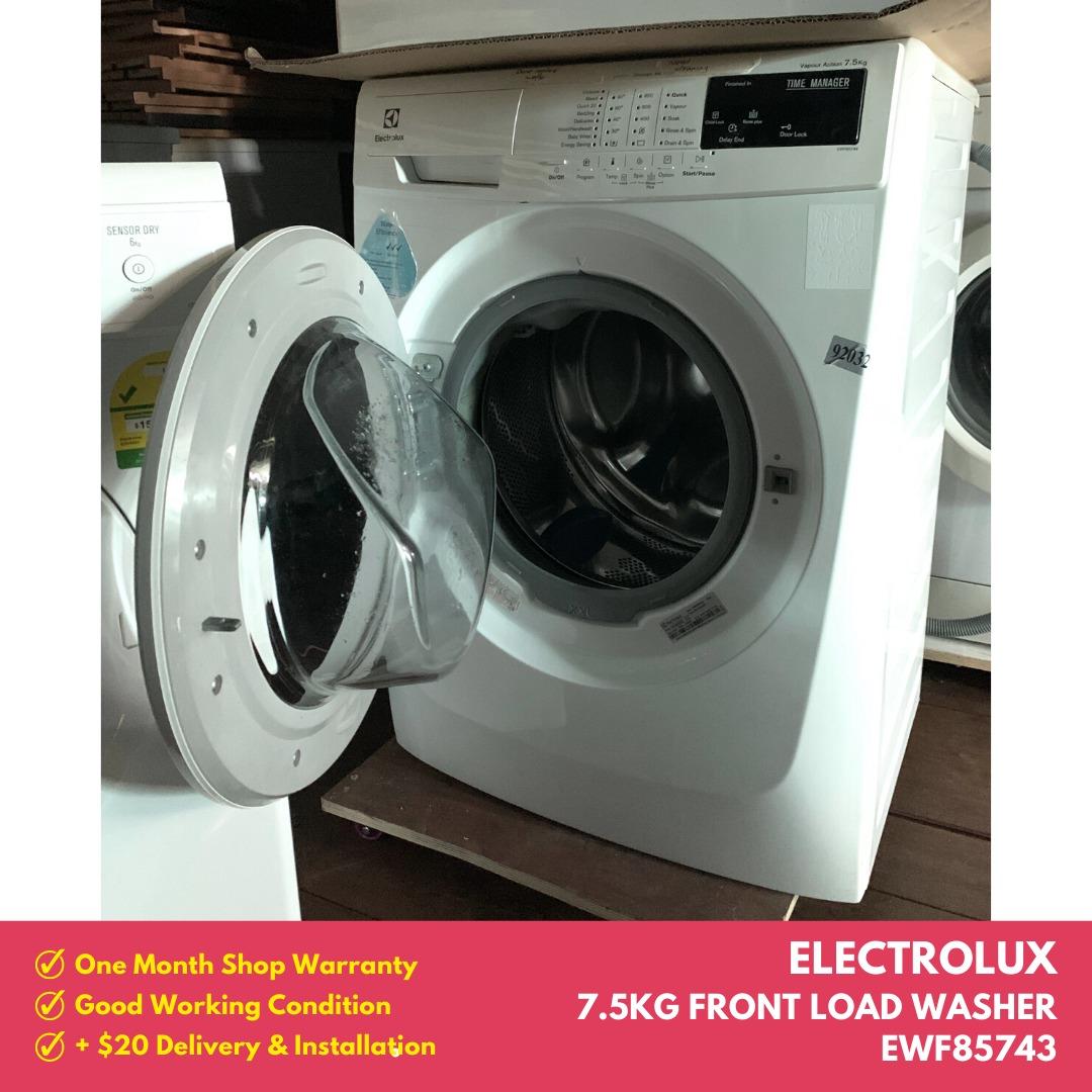 BUY NOW! ELECTROLUX 7.5kg Front Load Washer_EWF85743 (92032), TV & Home ...