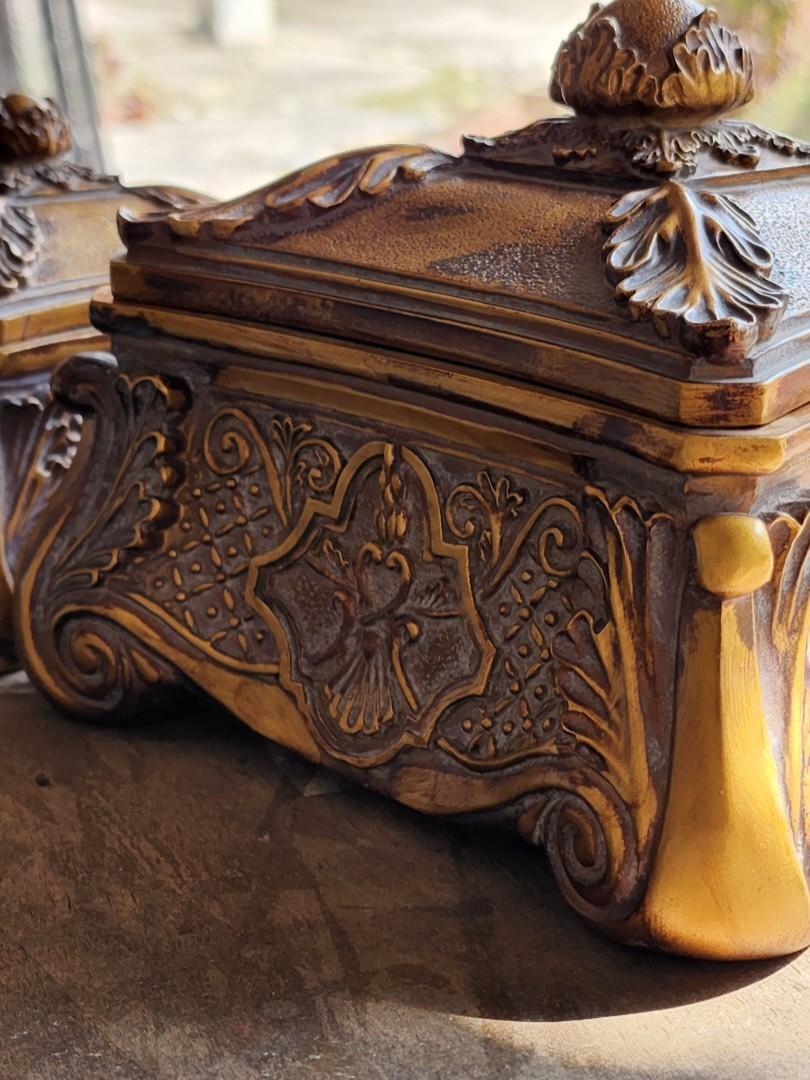 Ceramic Bronze Container, Furniture & Home Living, Home Decor, Vases ...