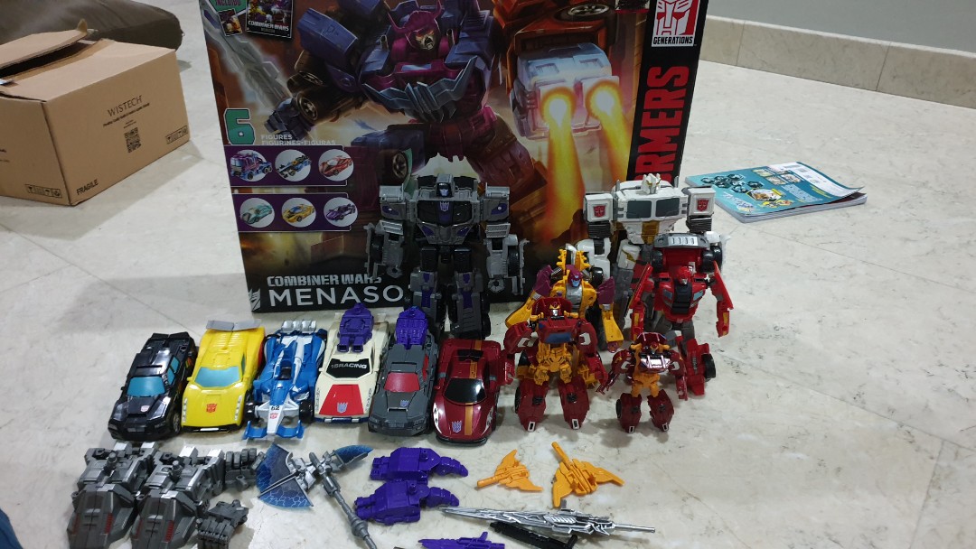 Combiner Wars battle core prime and menasor, Hobbies & Toys, Toys ...