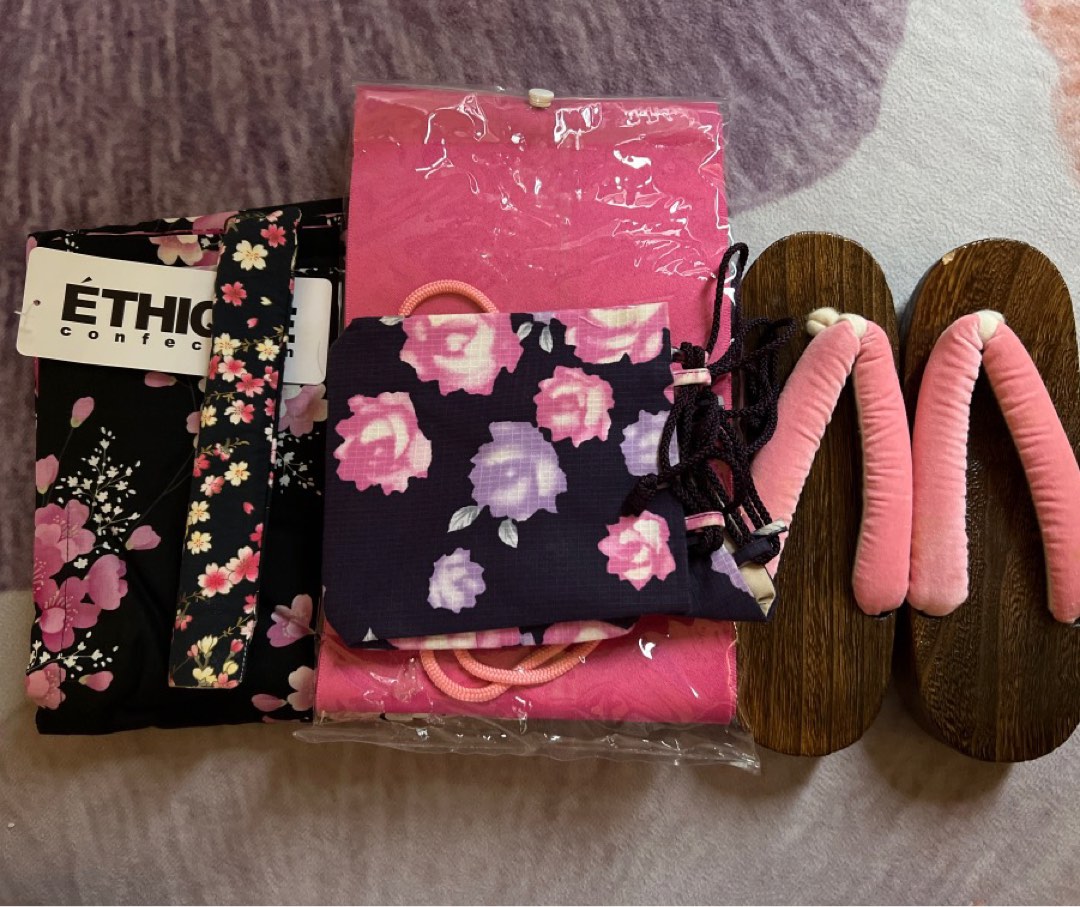 Complete Yukata set, Women's Fashion, Dresses & Sets, Traditional ...