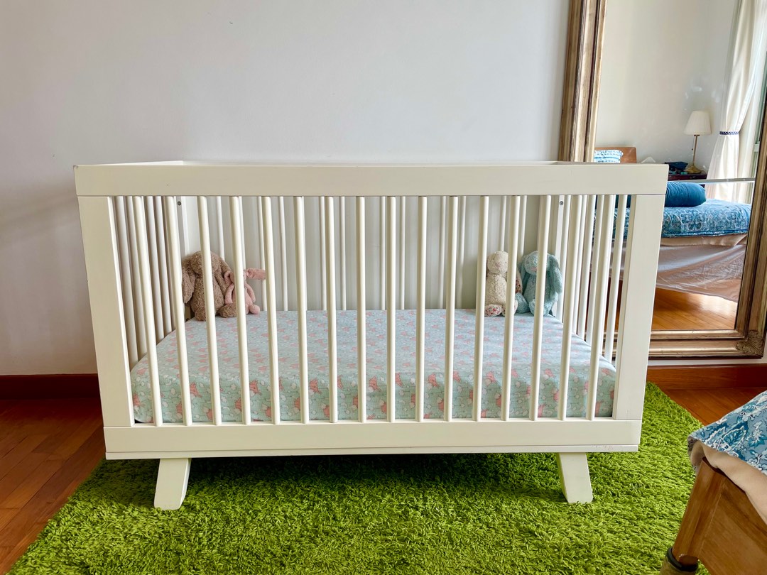 Convertible baby cot in white, Babies & Kids, Baby Nursery & Kids ...