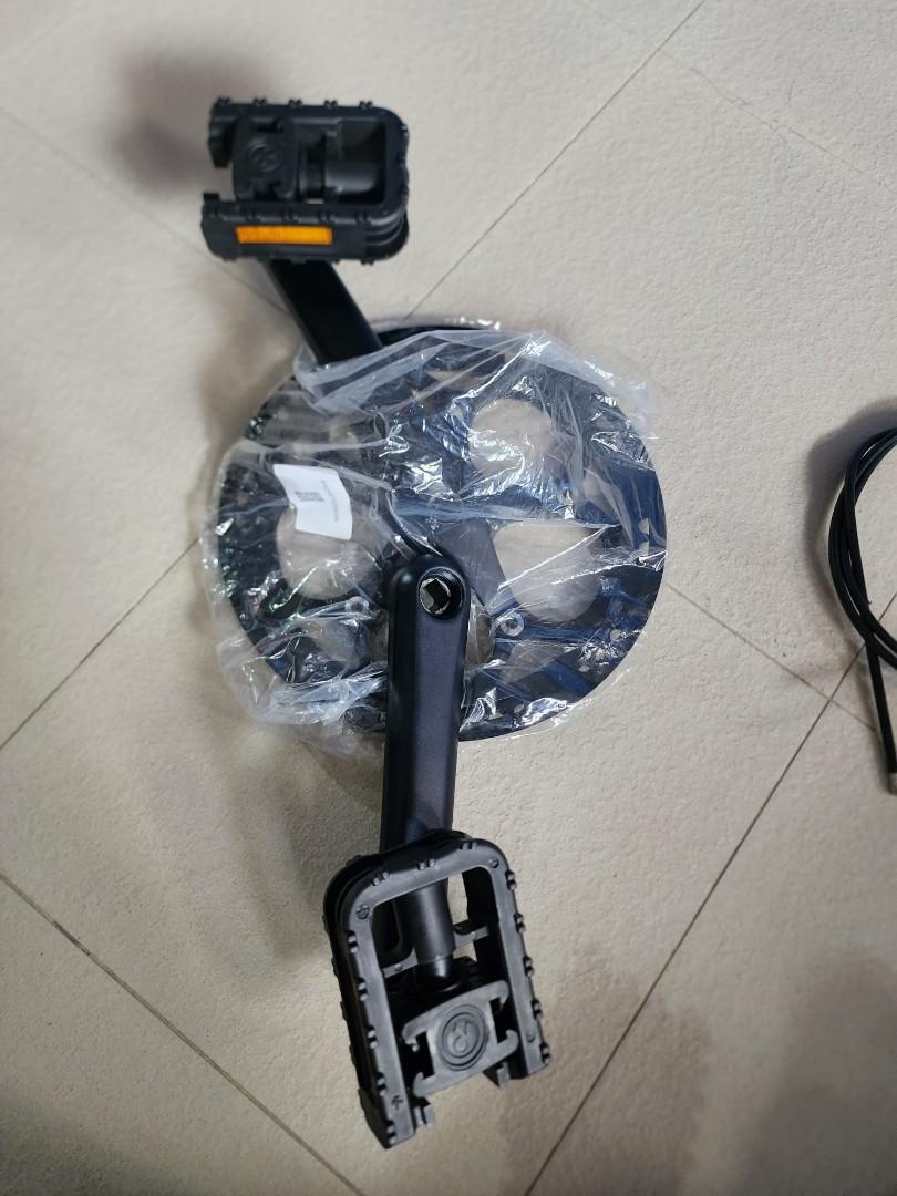 Crank, shifter, derailleur and pedal., Sports Equipment, Bicycles ...