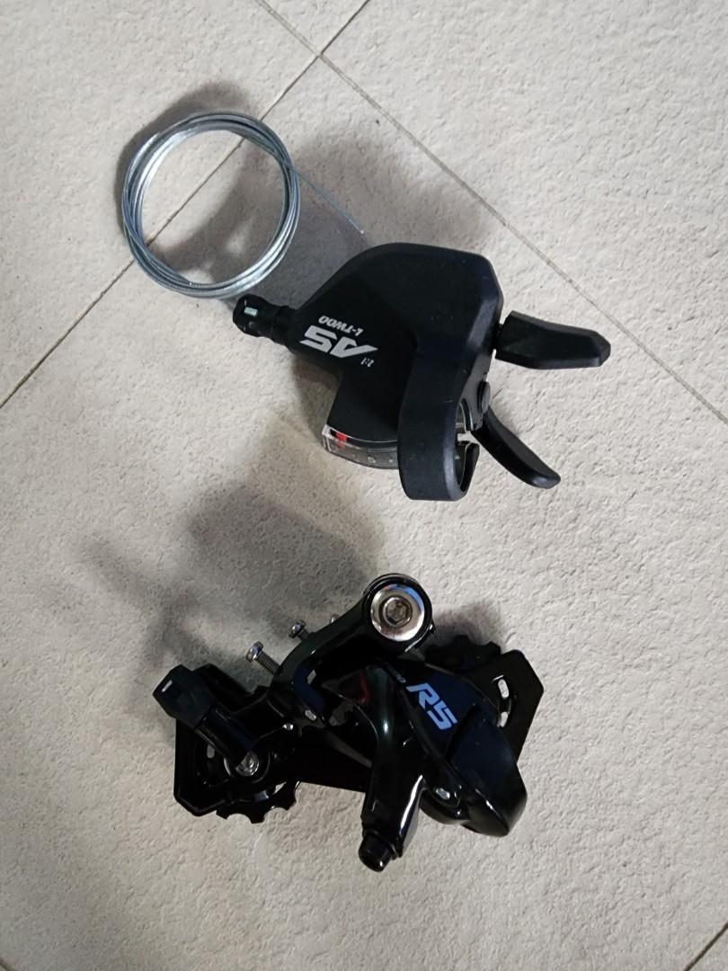 Crank, shifter, derailleur and pedal., Sports Equipment, Bicycles ...