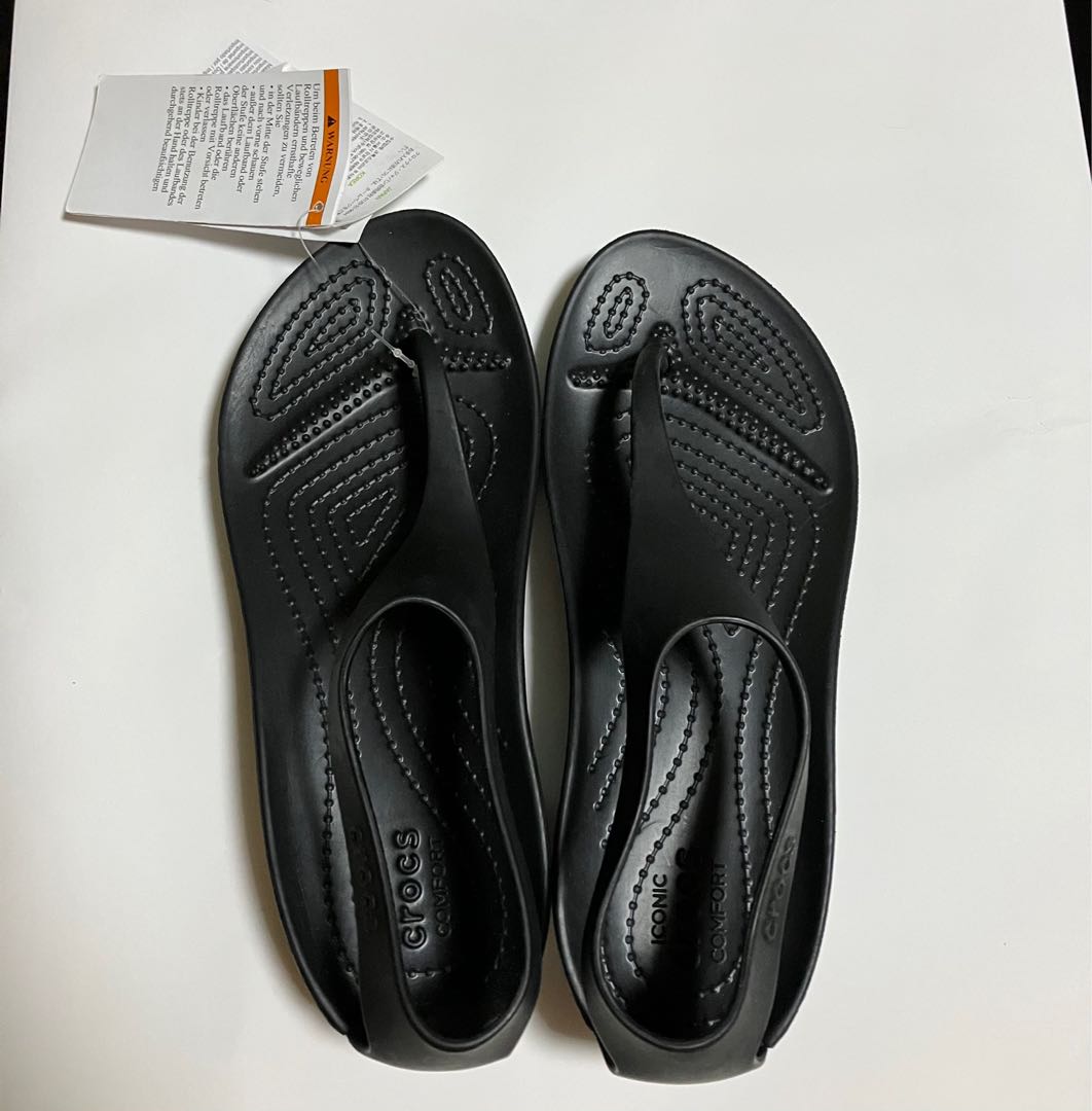 CROCS ICONIC COMFORT, Women's Fashion, Footwear, Slippers and slides on Carousell