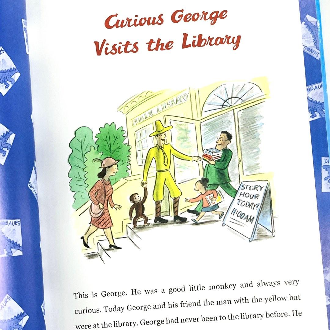 Curious George's 5 Minute Stories Book, Hobbies & Toys, Books ...