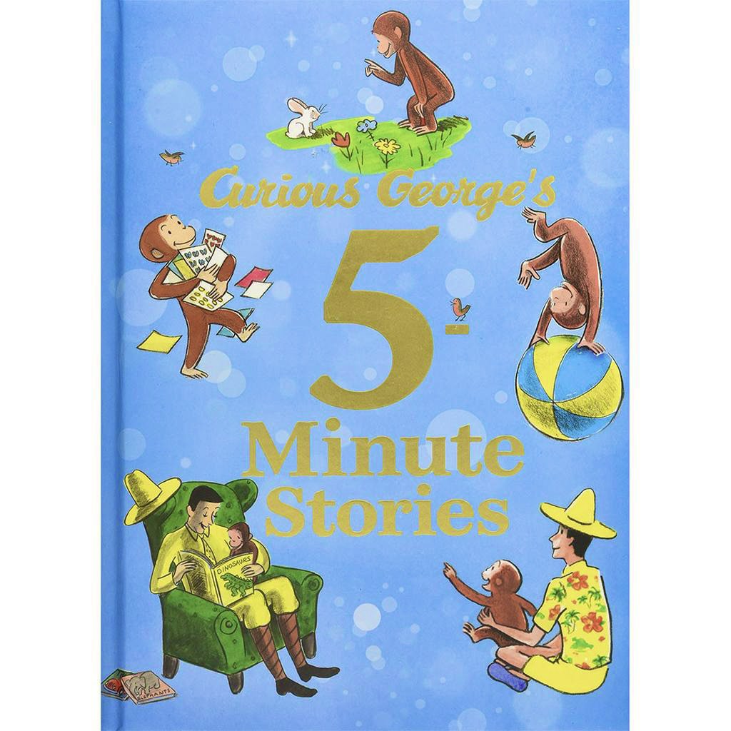 Curious George's 5 Minute Stories Book, Hobbies & Toys, Books ...