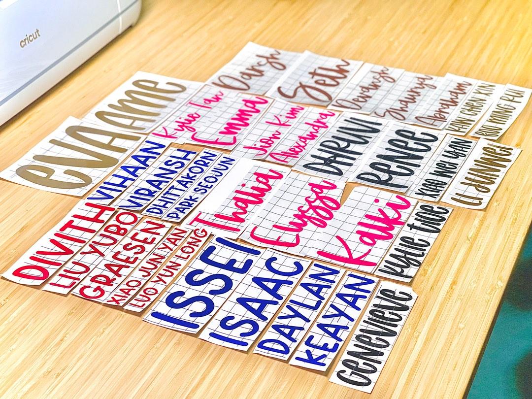 Customized Name Sticker | Personalized Name Vinyl Decals | Custom ...