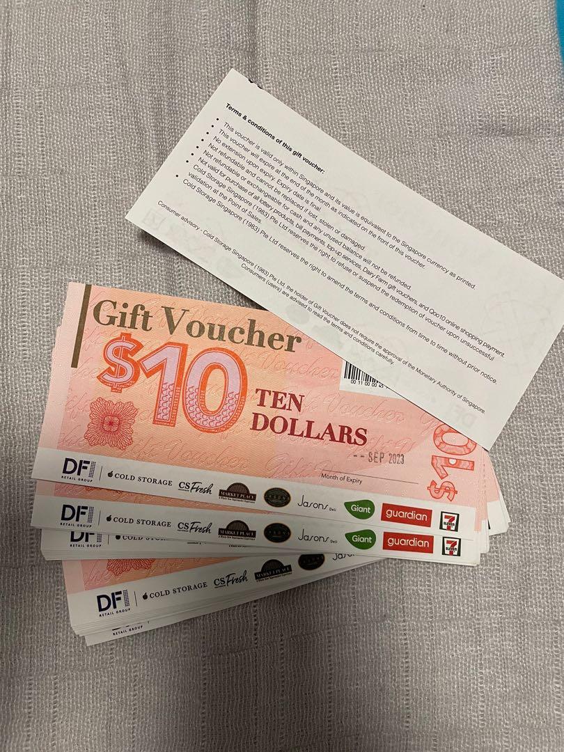 Dairy farm cold storage giant guardian shopping vouchers, Tickets ...