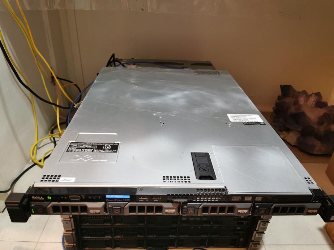 Dell R430 32-core 128gb 1U NAS server (low noise), Computers & Tech ...