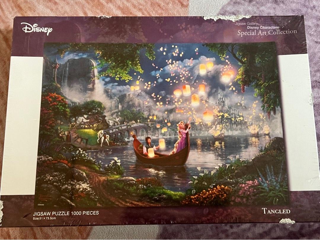 Disney's Tangled 1000 pieces puzzle, Hobbies & Toys, Toys & Games on ...