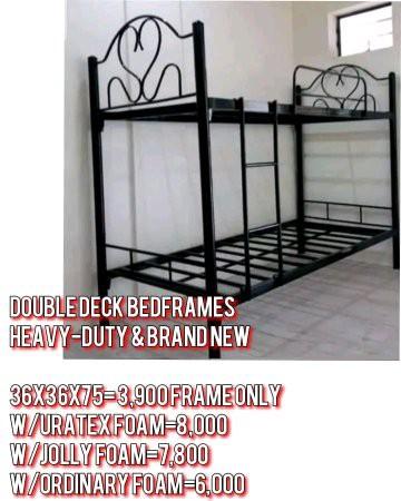 Double Deck Bedframe, Furniture & Home Living, Furniture, Bed Frames ...