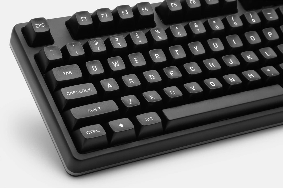 DROP MT3 White-On-Black (WoB) Keycap Set, Computers & Tech, Parts ...