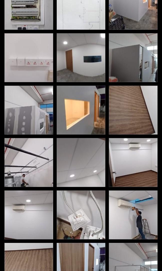 drywall partition/false ceiling/demolition/painting/Electrical/plumbing ...