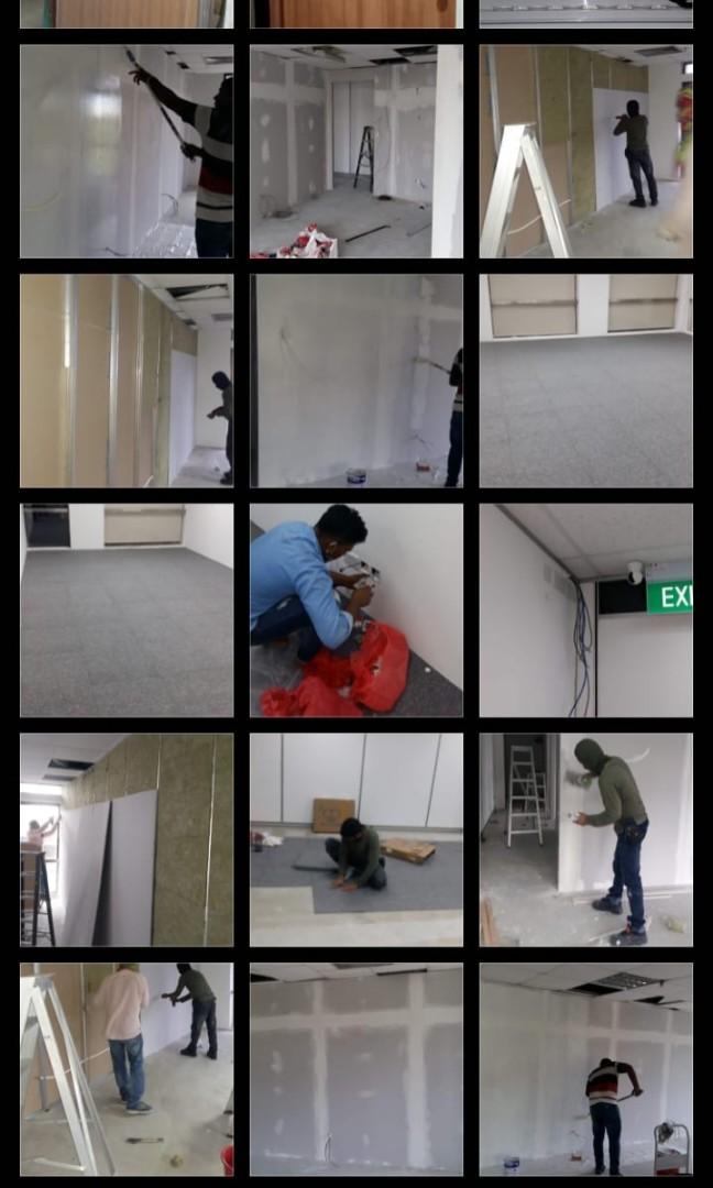 drywall partition/false ceiling/demolition/painting/Electrical/plumbing ...