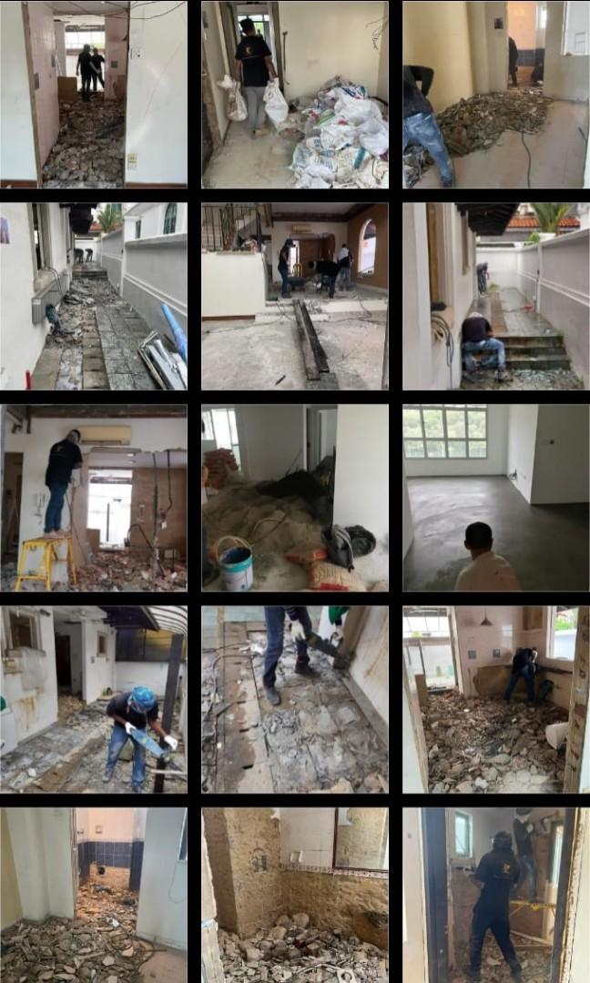 drywall partition/false ceiling/demolition/painting/Electrical/plumbing ...