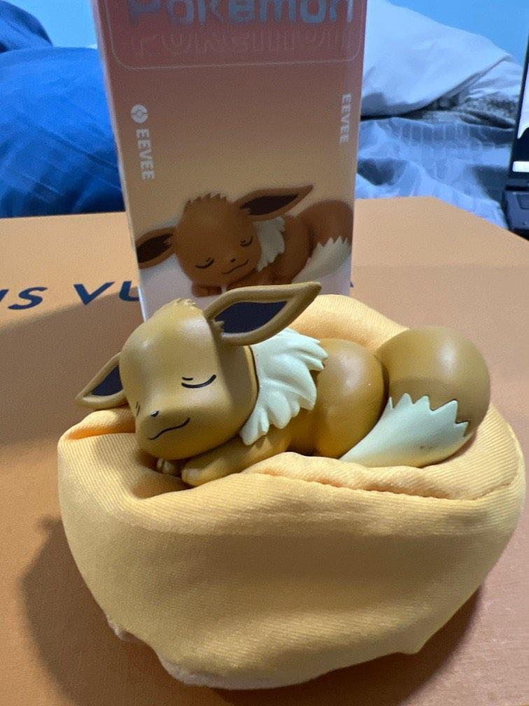 Eevee on cushion surprise box, Hobbies & Toys, Toys & Games on Carousell