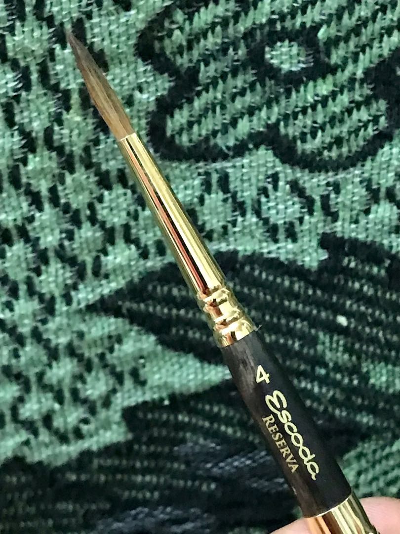 Escoda Reserva Watercolor Travel Brush, Hobbies & Toys, Stationary & Craft, Stationery & School ...