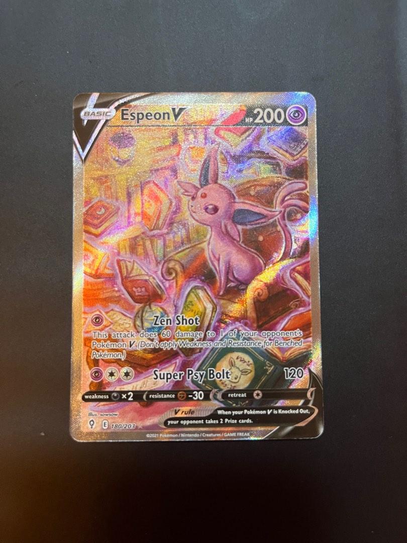 Espeon V Alternate Art Pokemon TCG Evolving Skies Charizard Pikachu ...