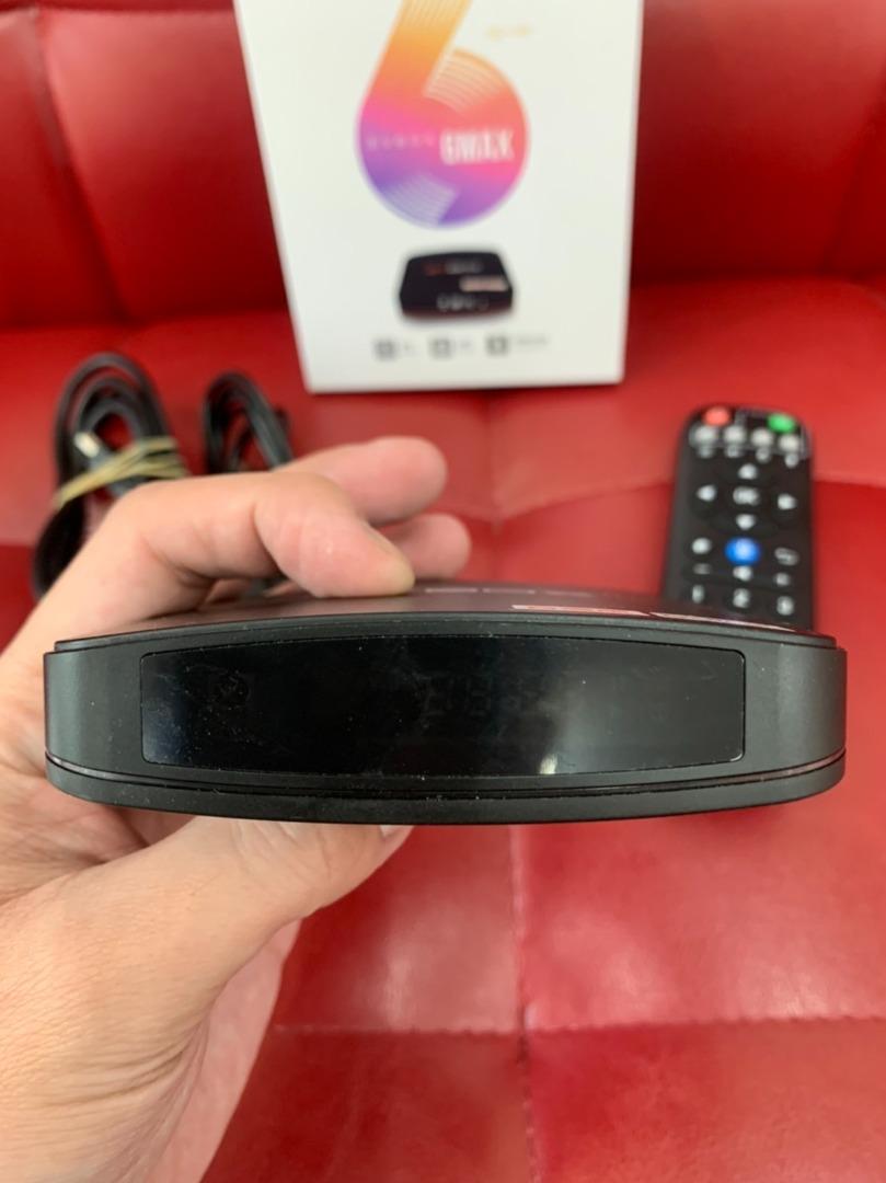 【艾爾巴二手】台灣公司貨EVBOX 6MAX 易播盒子 4G+64G 台灣純淨版#保固中#二手電視盒#大里店 22551, 電視及其他電器 , 轉換器及插頭在旋轉拍賣