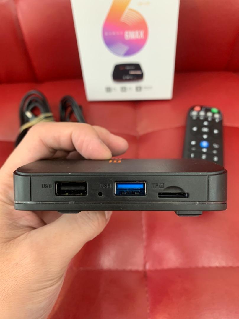 【艾爾巴二手】台灣公司貨EVBOX 6MAX 易播盒子 4G+64G 台灣純淨版#保固中#二手電視盒#大里店 22551, 家電電器, 生活家電在旋轉拍賣