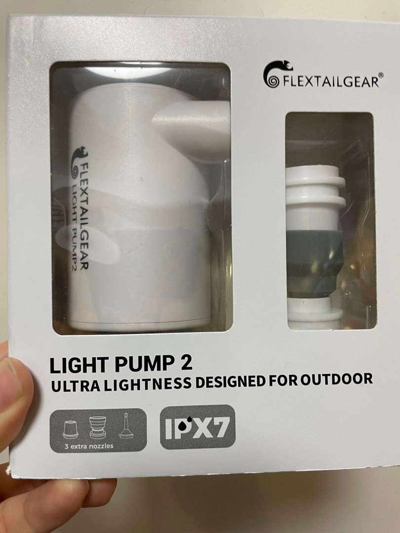 Flextailgear Light Pump 2 超輕戶外電充氣泵, 運動產品, 行山及露營 - Carousell