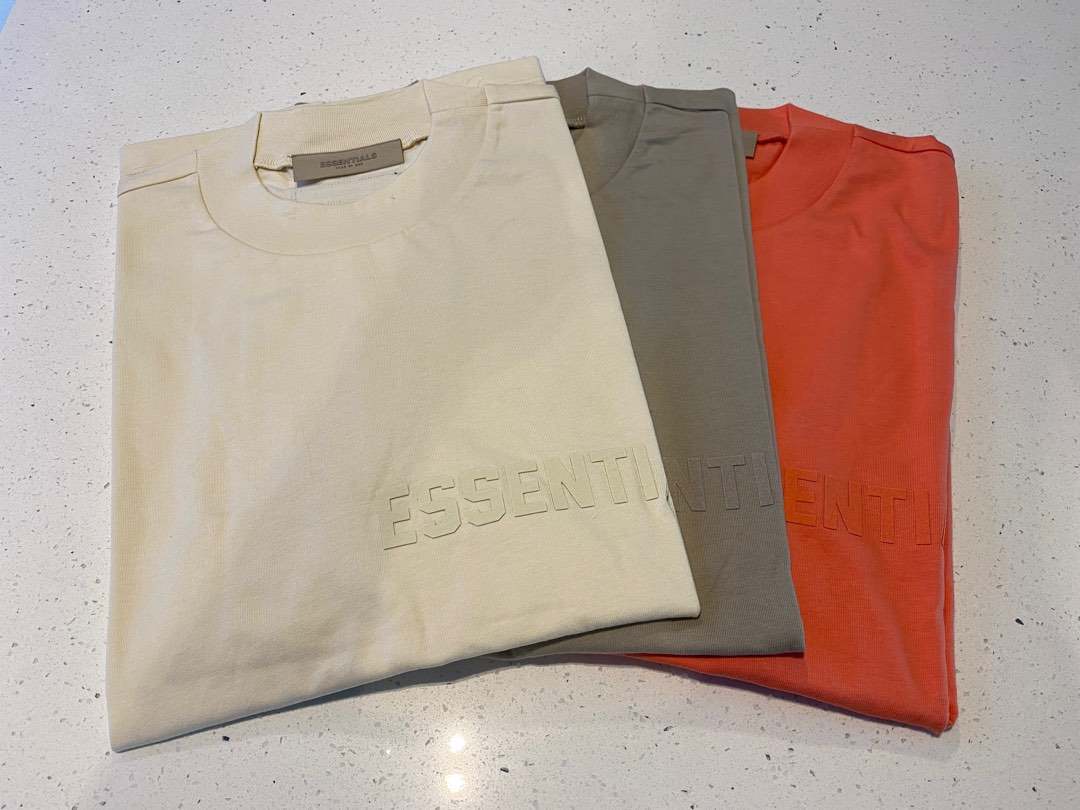 FOG Fear Of God Essentials Tee, Men's Fashion, Tops & Sets, Tshirts ...