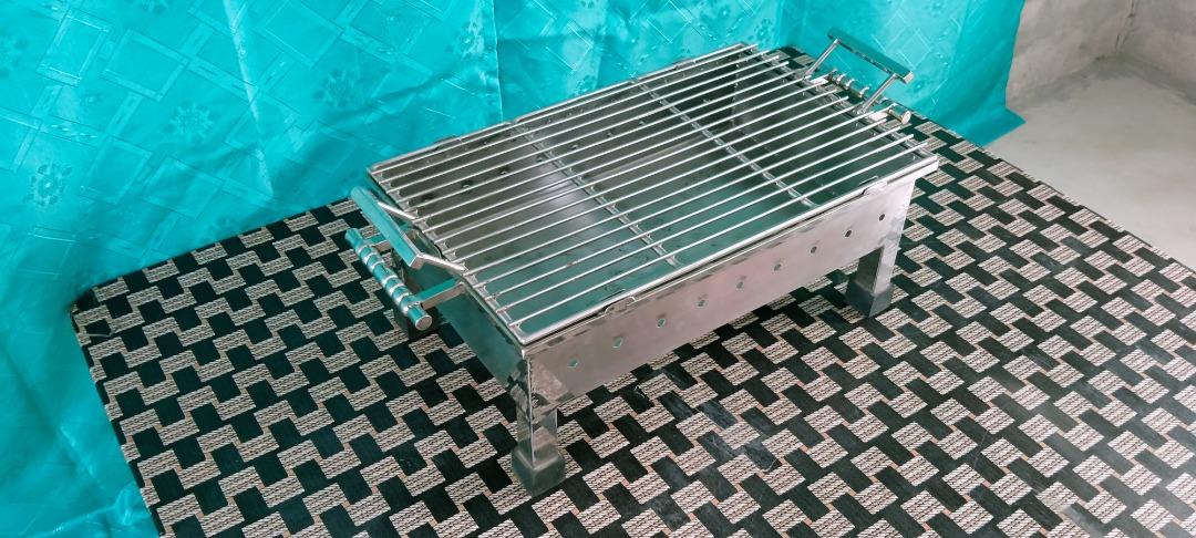 Free Delivery Stainless BBQ Grill Portable TABLE TOP 12"X20" (High ...
