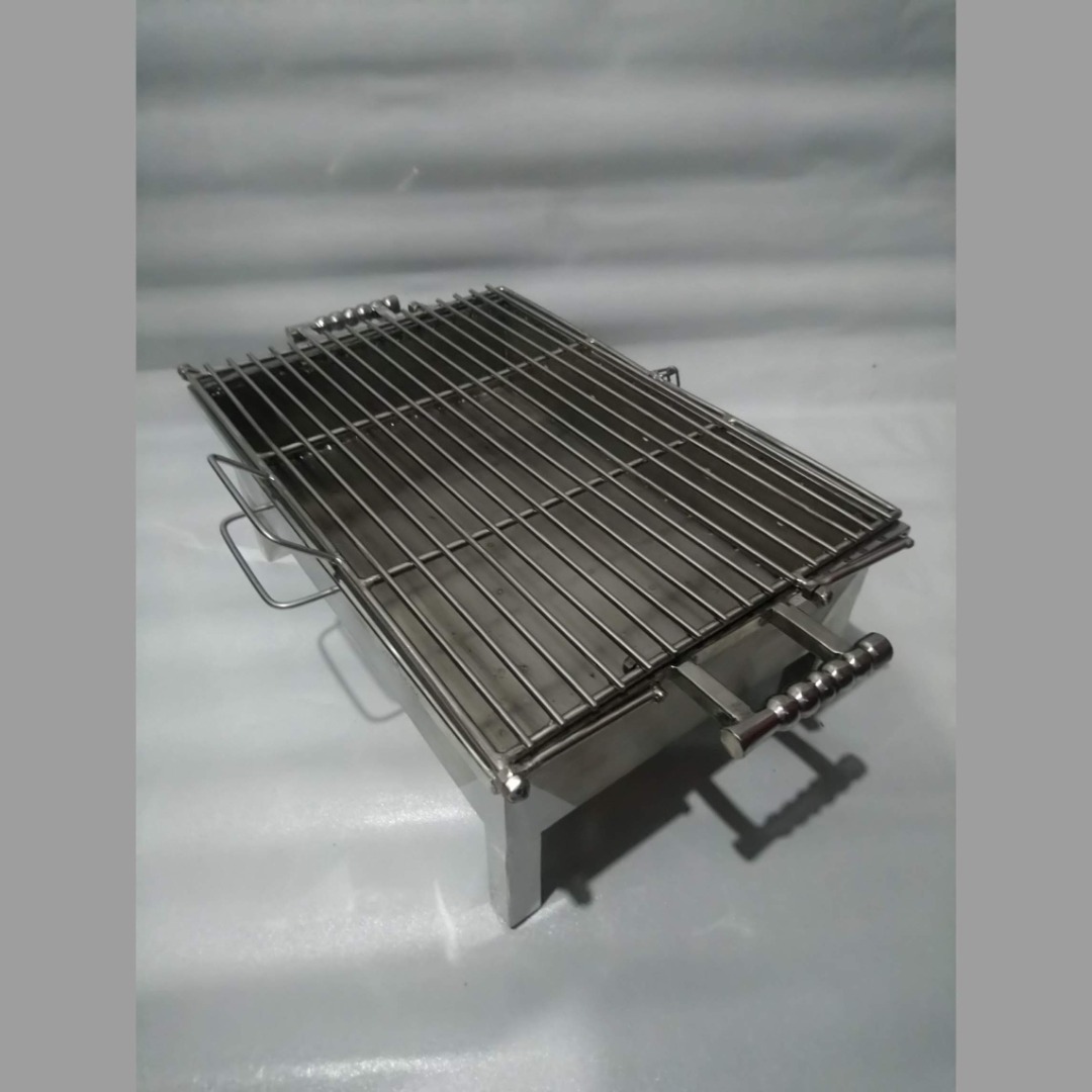 Free Delivery Stainless BBQ Grill Portable TABLE TOP 12"X18" (High ...