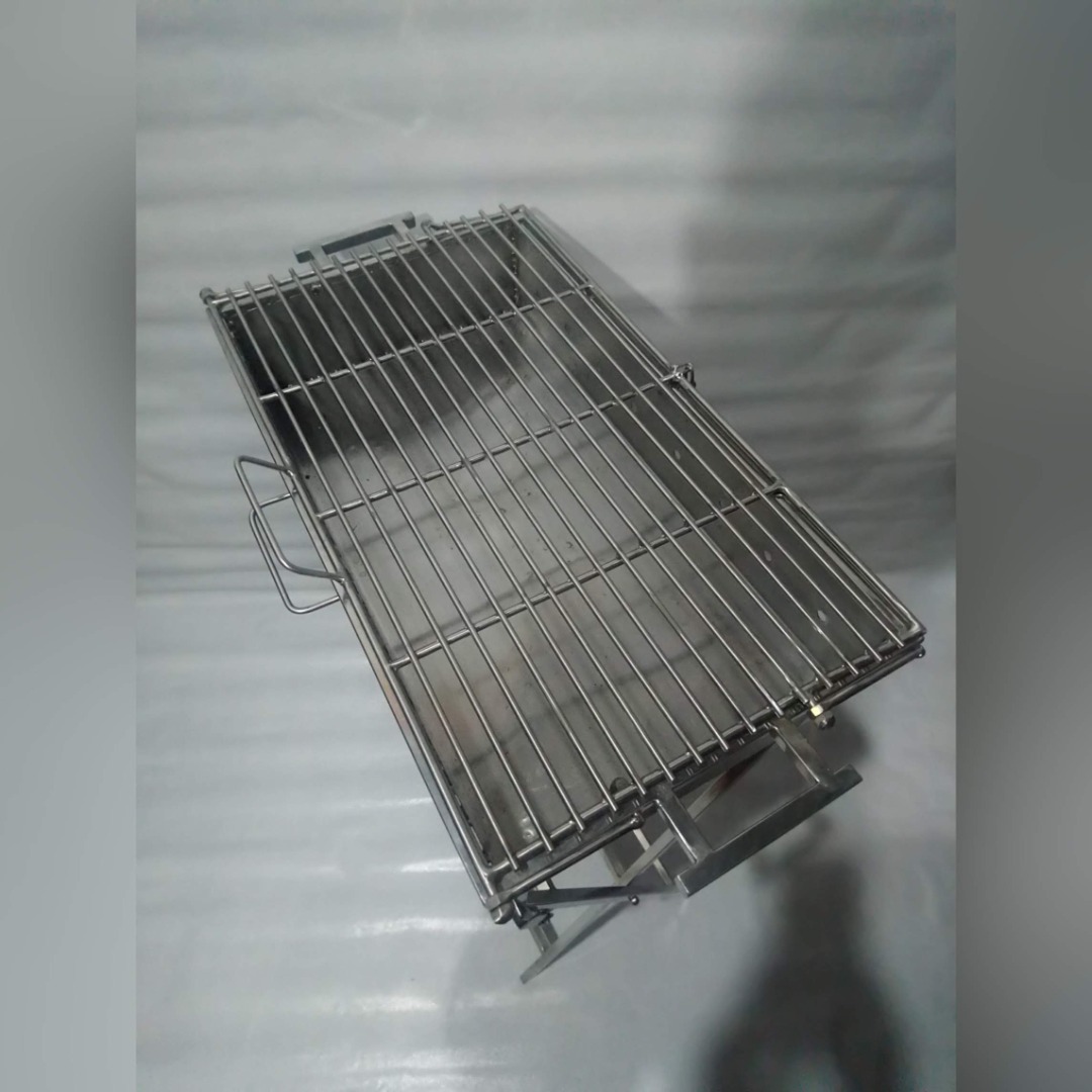 Free Delivery Stainless BBQ Grill Portable with Stand 12"X22" (High ...