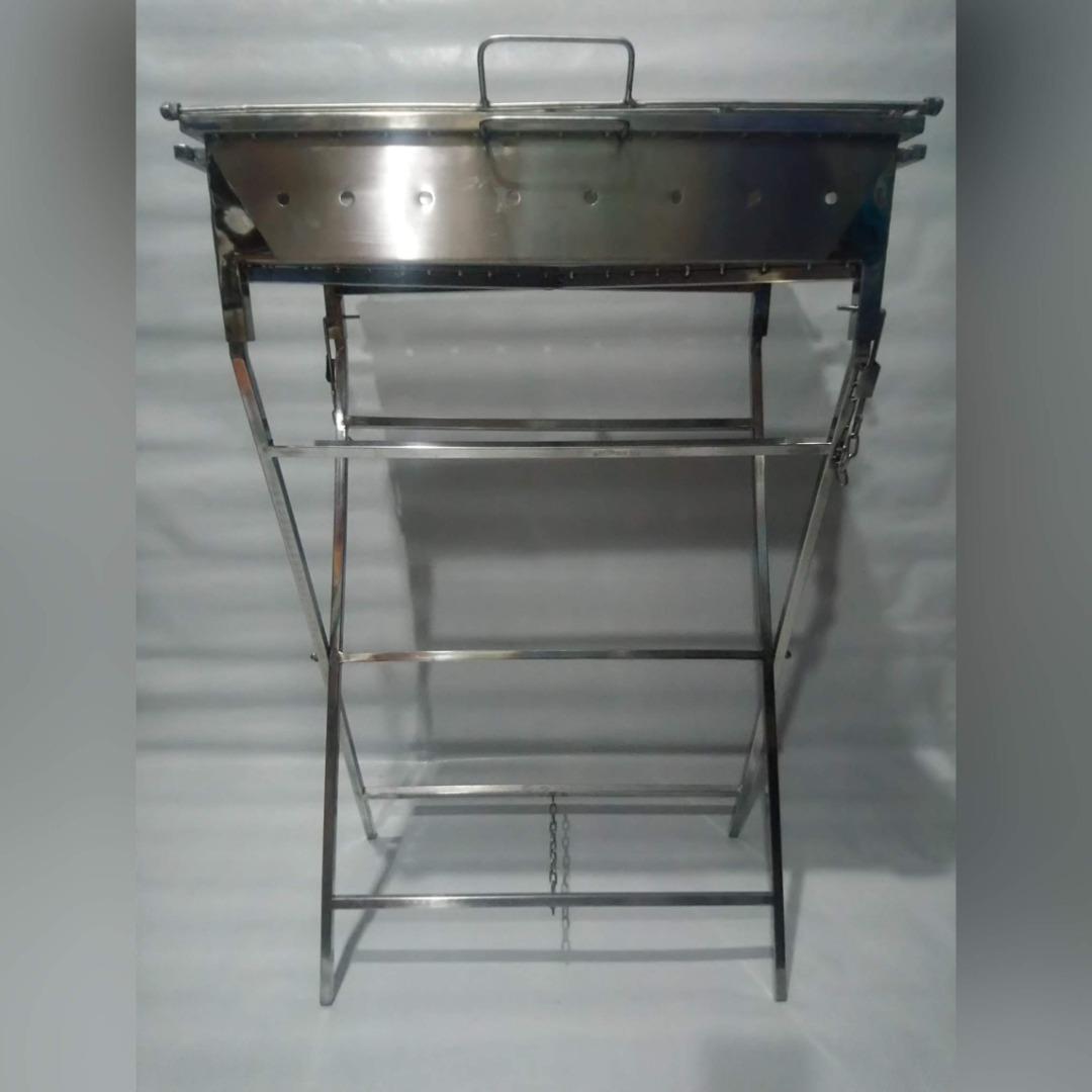 Free Delivery Stainless BBQ Grill Portable with Stand 12"X22" (High ...