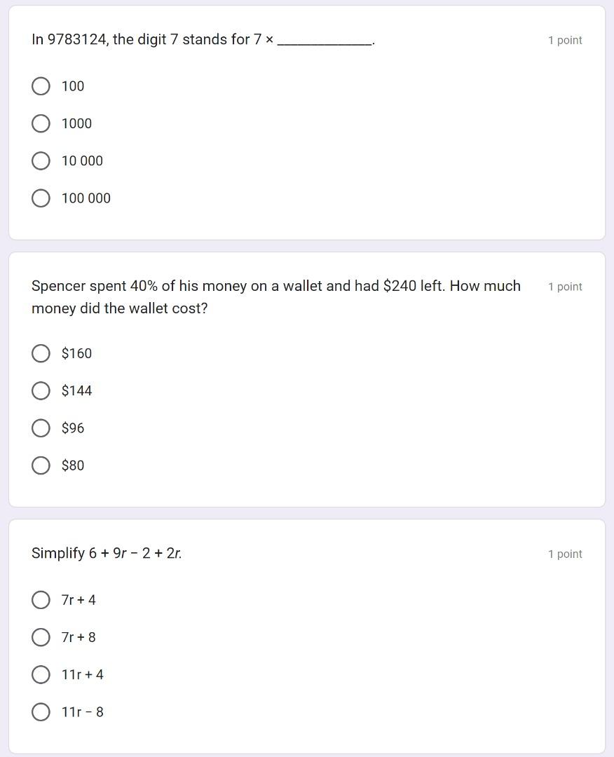FREE PSLE Maths MCQ on Google Forms (LINK IN DESCRIPTION), Hobbies ...