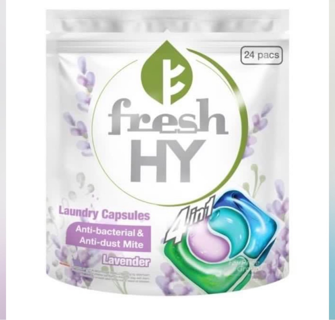 Fresh HY 4 in 1 laundry capsule 24pods, Furniture & Home Living ...