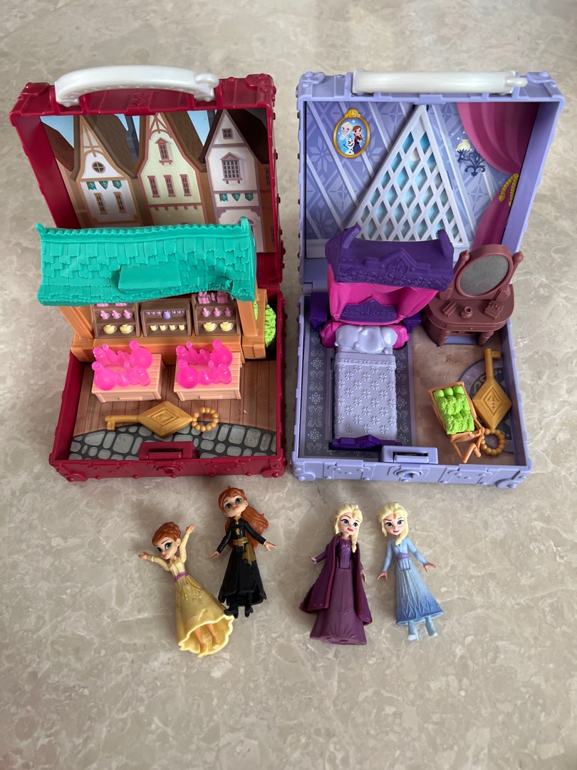 FROZEN II - Both Pop Up Playset (Elsa & Anna Edition), Hobbies & Toys ...
