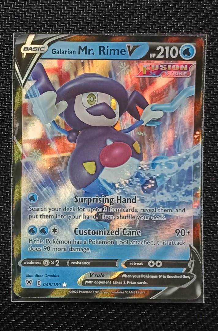 Galarian Mr Rime V, Hobbies & Toys, Toys & Games on Carousell