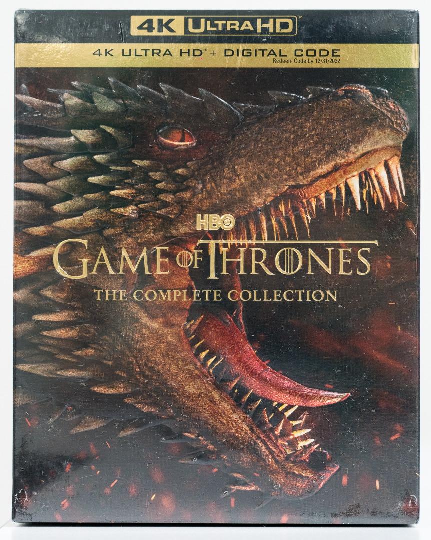 Game of Thrones: The Complete Collection 4K Blu-ray, Hobbies & Toys ...
