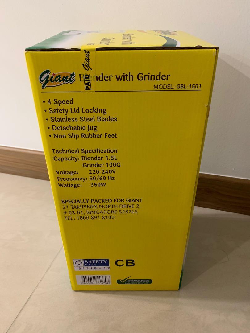 Giant Blender with Grinder, TV & Home Appliances, Kitchen Appliances ...