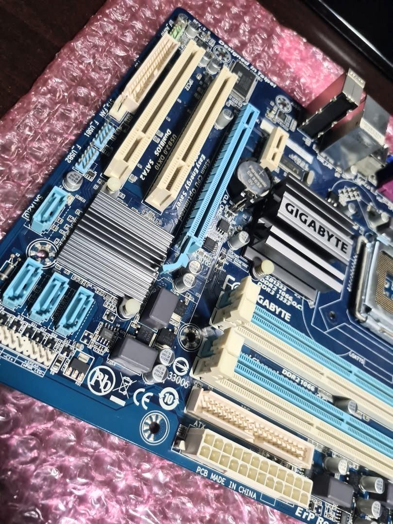 Gigabyte motherboard GA-G41M-Combo - LGA 775, Micro ATX Form Factor ...