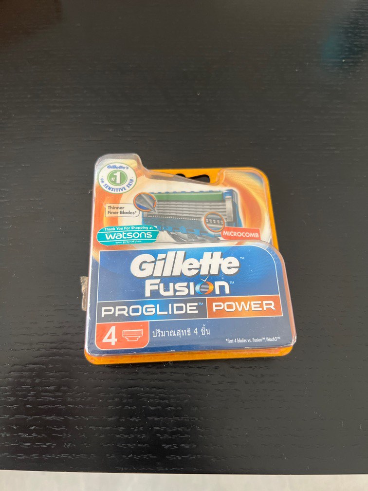 Gillette fusion proglide power 4 piece, Beauty & Personal Care, Men's ...