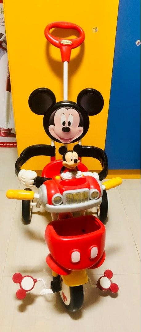 Goodbaby Mickey Mouse Tricycle, Hobbies & Toys, Toys & Games on Carousell