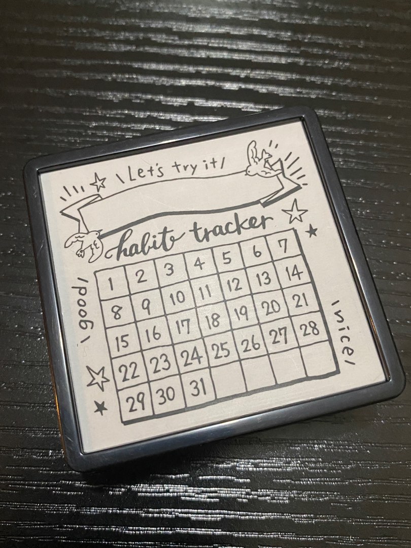 Habit tracker stamp, Hobbies & Toys, Memorabilia & Collectibles, Stamps ...