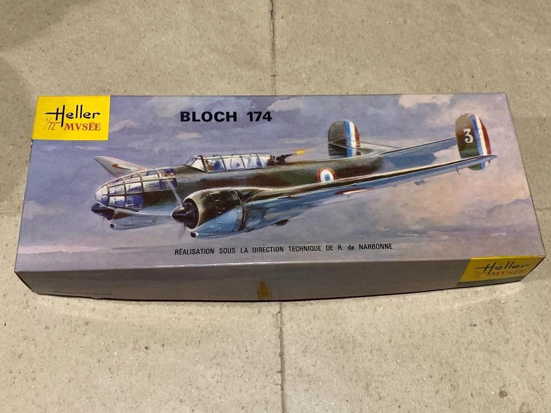 HELLER 1/72 scale French WW2 Medium Bomber BLOCH 174 Model Kit, Hobbies ...